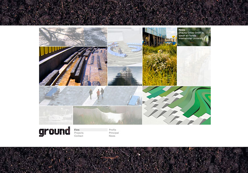 Ground website - Architizer